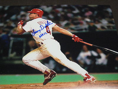 LENNY DYKSTRA METS & PHILS LEGEND "NAILS" AUTOGRAPHED NLC PHILLIES ...