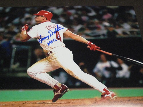 LENNY DYKSTRA METS & PHILS LEGEND "NAILS" AUTOGRAPHED NLC PHILLIES ...