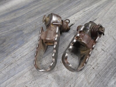 84 1984 Honda XR200 XR 200 Motorcycle Bike Pedals Footpegs Foot Pegs | eBay