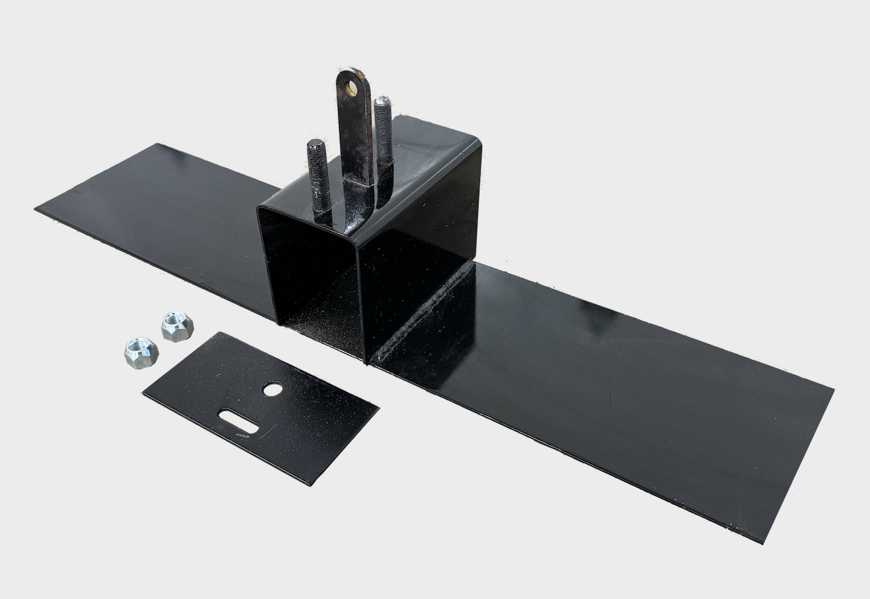 Interior/Exterior Wall Mount Spare Tire Carrier for Enclosed Cargo ...