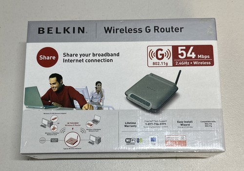 Belkin Wireless G Router F5D7230-4 4 LAN Ports Version 7000 | eBay