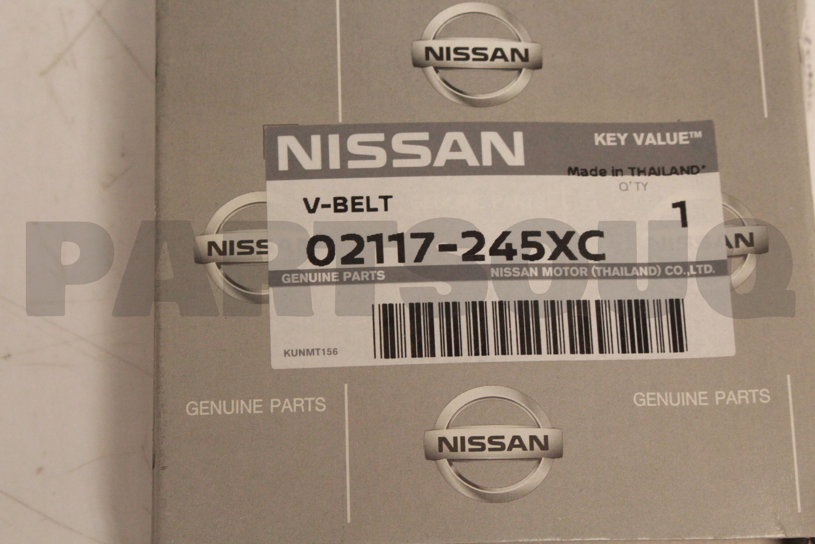 02117245XC Genuine Nissan BELT 02117-245XC | eBay
