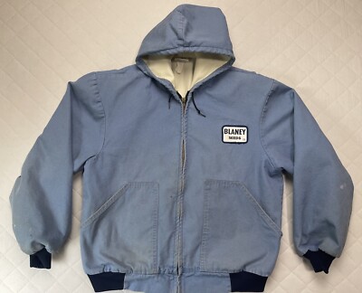 A Pella Big Dutch Thermal Lined Canvas Hooded Work Jacket Men's Large ...