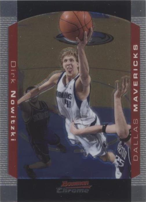 2004-05 Bowman Draft Picks & Prospects - Dirk Nowitzki #41 Chrome for ...