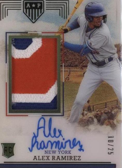 2023 Panini Chronicles - America's Pastime Rookies Autograph Relic Alex ...