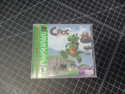Croc Legend of the Gobbos PS1 PlayStation 1 Greatest Hits Complete CIB ...