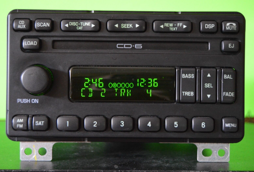 04 05 Ford Explorer factory 6 disc CD player radio stereo SAT 4L2T ...