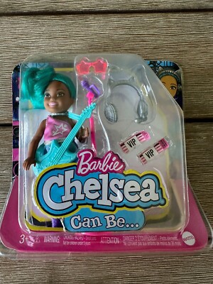 MATTEL: Barbie Chelsea Can Be Pop Star Rockstar Doll toy Playset for ...