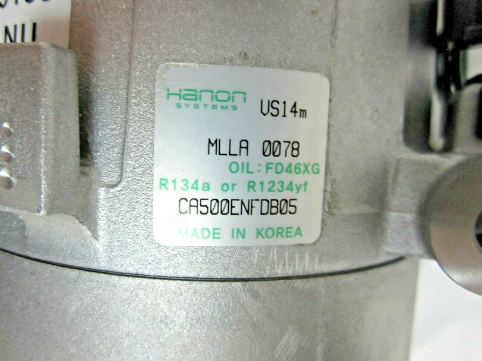 GENUINE A/C COMPRESSOR W/CLUTCH FOR 13-17 ELANTRA GT 14-18 FORTE OE ...