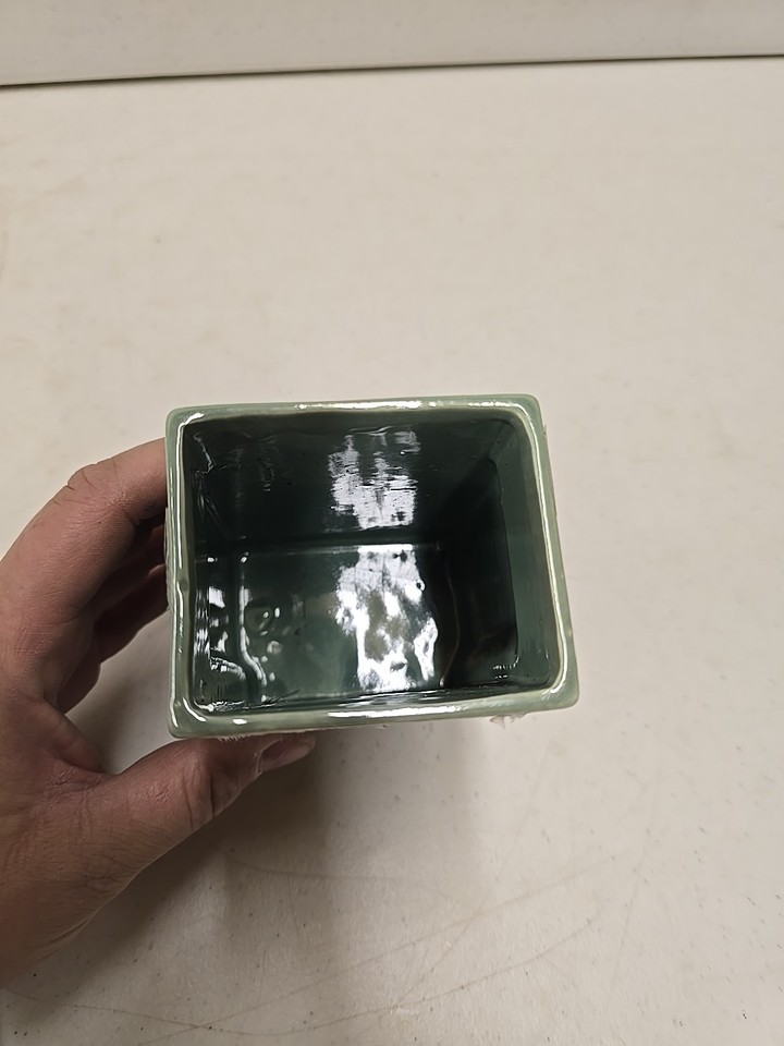 Vintage Green Porcelain Komb-Kleen Sterilizer Barber Shop Comb ...