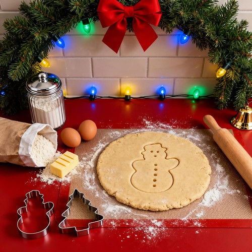 Christmas Cookie Cutters Set - 9 Pieces - Christmas Tree, Gingerbread ...