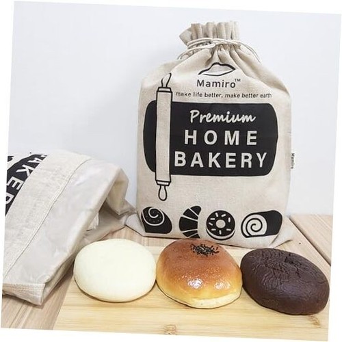 Bread Bags for Homemade Bread - 2 Pack Eco-Friendly Lining, XL Reusable ...