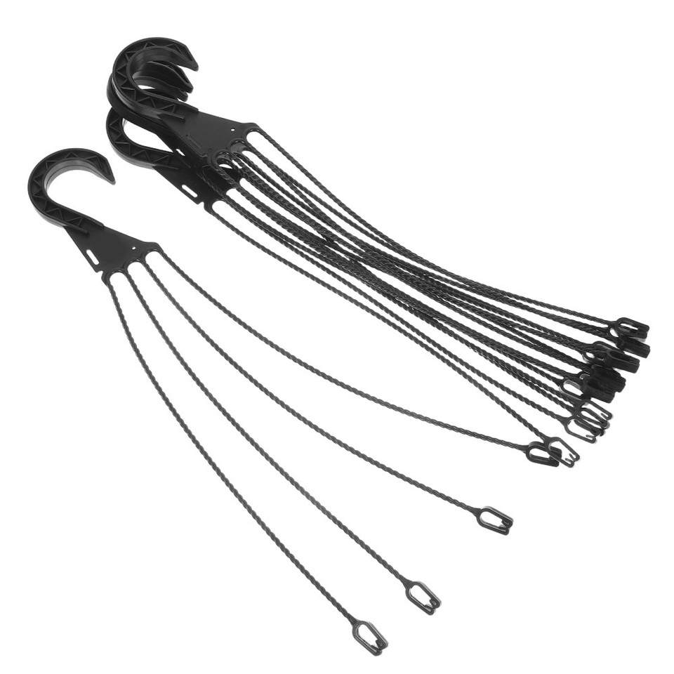 5 Pcs Hanging Basin Hook Flower Hanger Pot Hangers for Kitchen Bucket ...