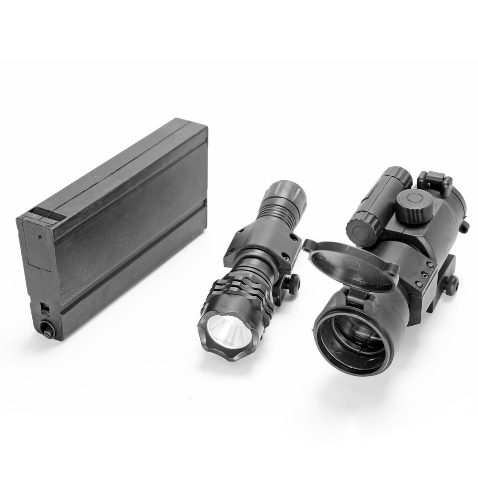 BBTac Airsoft Gun Sniper Rifle Spring Loader M160 with Red Dot Scope ...