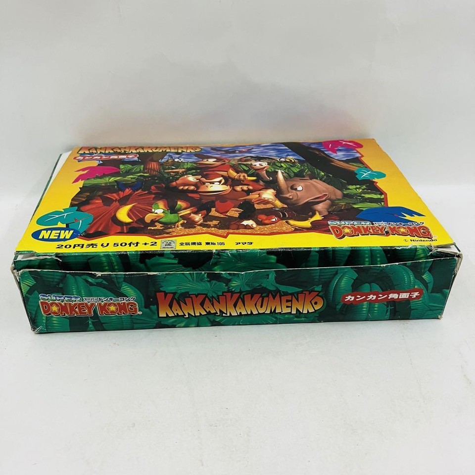 Nintendo SUPER DONKEY KONG KANKAN KAKU menko card AMADA BOX RARE | eBay
