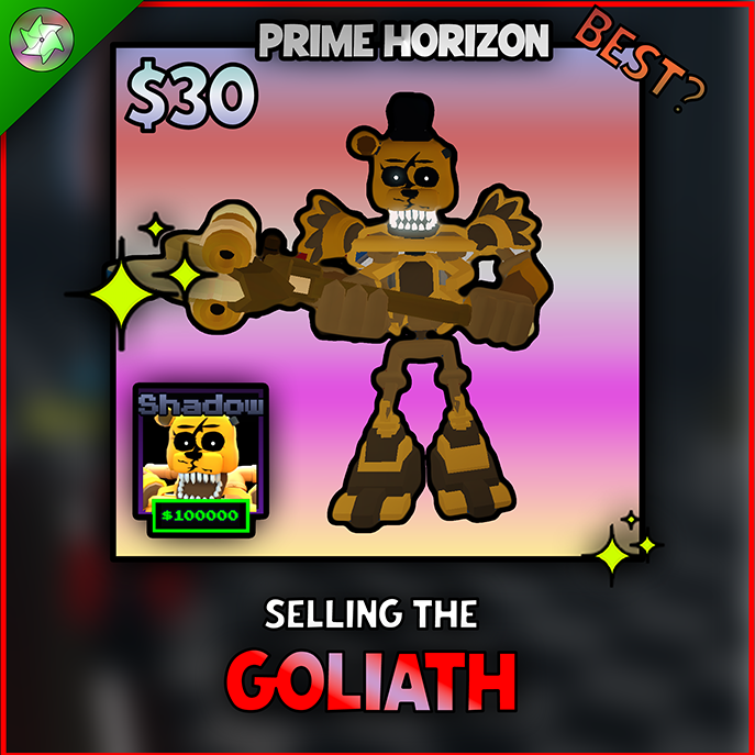 Roblox - Five Nights TD / FNTD (Tower Defense) Goliath Endo (Random ...