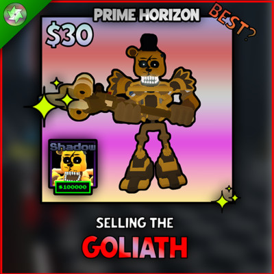 Roblox - Five Nights TD / FNTD (Tower Defense) Goliath Endo (Random ...