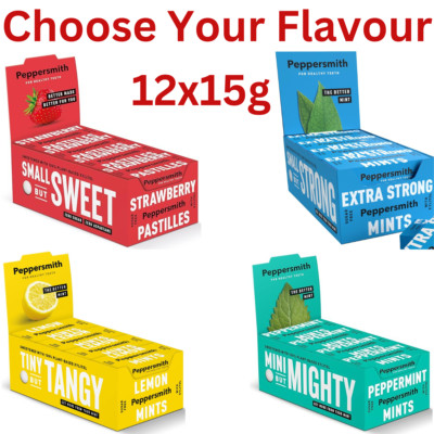 Peppersmith 100% Xylitol Extra Strong Mints Breath Freshener Benefit ...