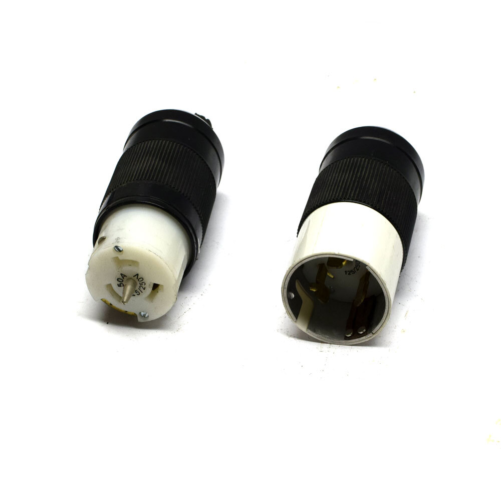 (Set of 2) Pass & Seymour CS6365 M and CS6364 F Locking Connectors 50A ...