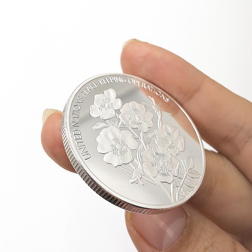 United Nations Peace Keeping Operation Commemorative Silver Coin ...