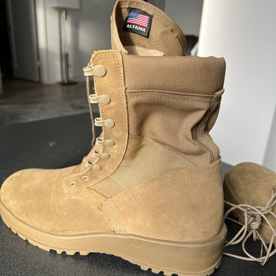 Altama Military Hot Weather Steel Toe Boots SPM1C1-13-D-1018 Coyote ...