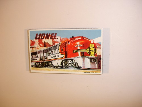 Lionel "Santa Fe" Porcelain Ande Rooney Magnet | eBay