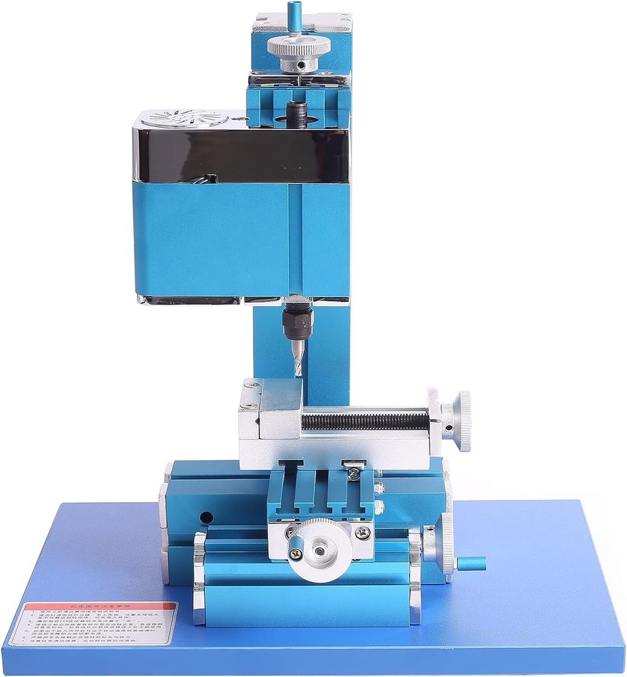 Mini Metal Milling Machine Motorized Metalworking Benchtop Woodworking ...