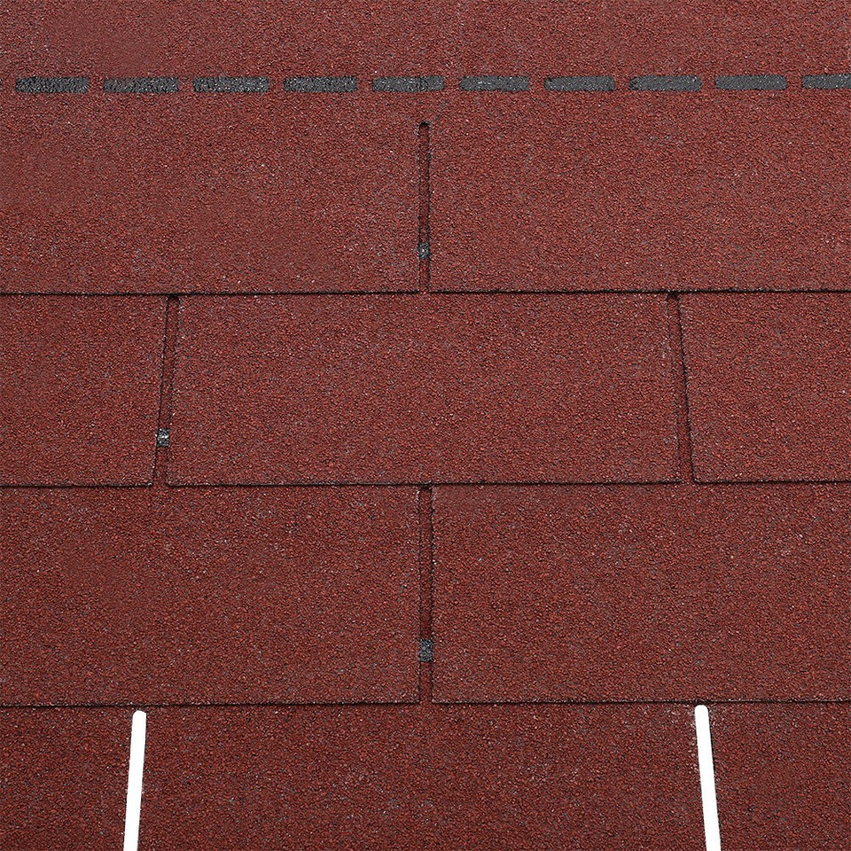 18pcs 3 Tab Asphalt Shingles Self Adhesive Bitumen Roofing Shingles 2 ...