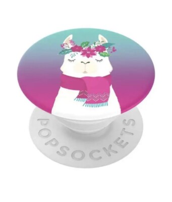 Llama PopSocket Phone Grip with Expanding Kickstand, Pop Socket for ...