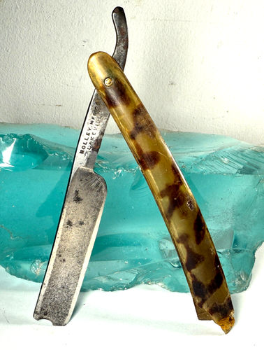 ANTIQUE VTG ORIGINAL HOLLEY MFG. CO LAKEVILLE CT. STRAIGHT RAZOR | eBay