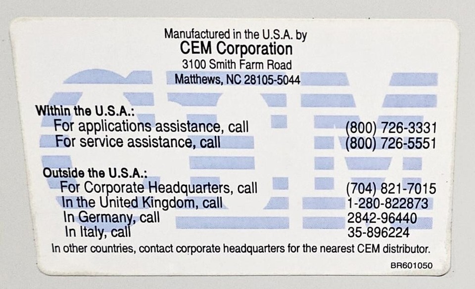CEM Mars6 Microwave Digestion System | eBay