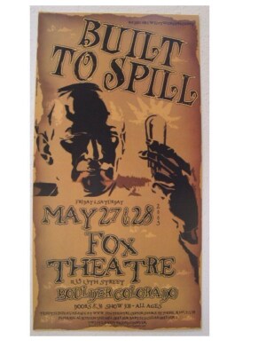 Built To Spill Handbill Poster Boulder Colorado | eBay