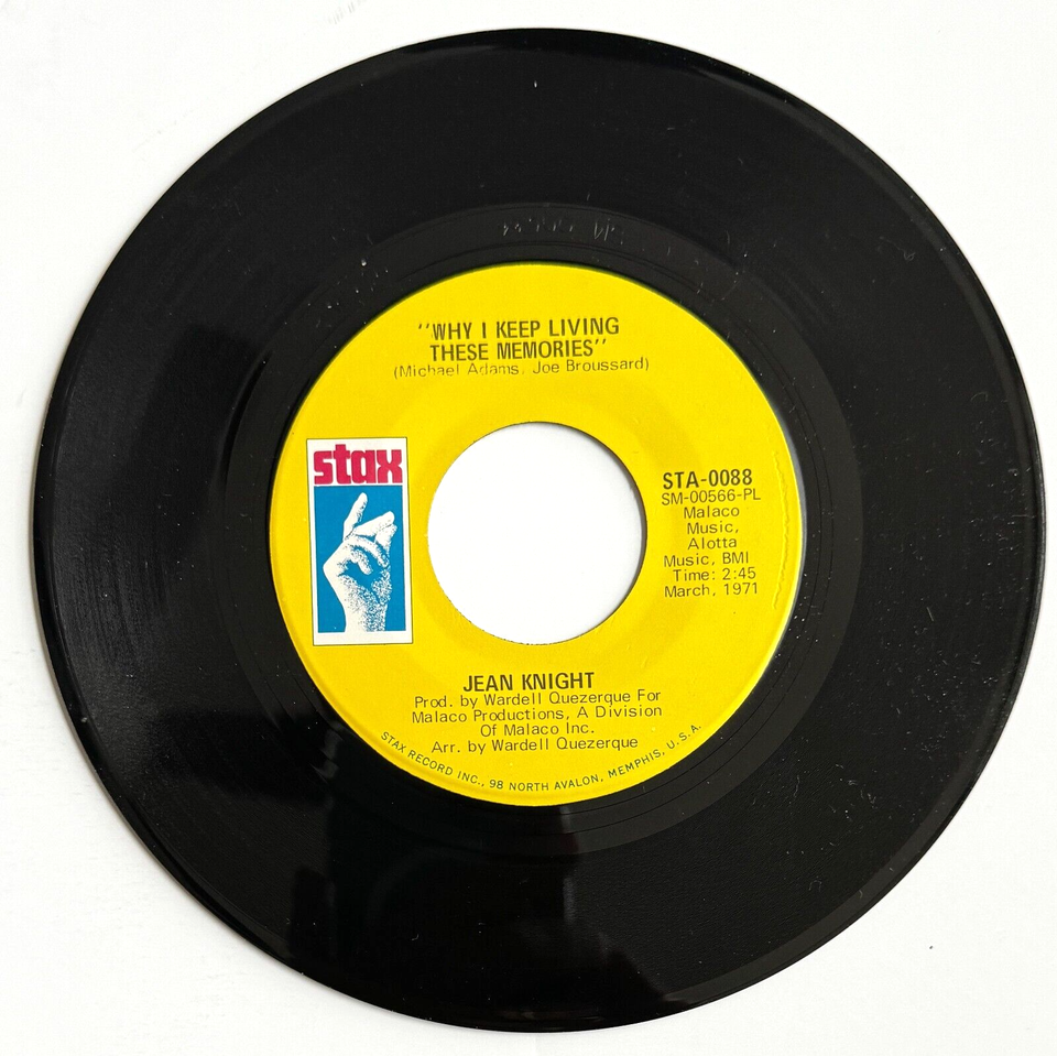 Jean Knight 45 Mr. Big Stuff 1971 Stax STA-0088 Funk / Soul EX | eBay