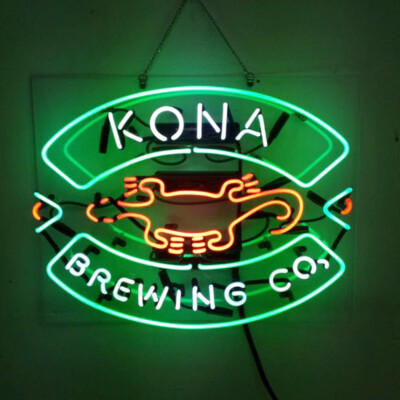 Vintage Kona Brewing Neon Sign Bar Pub Club Store Room Wall Decor Neon ...