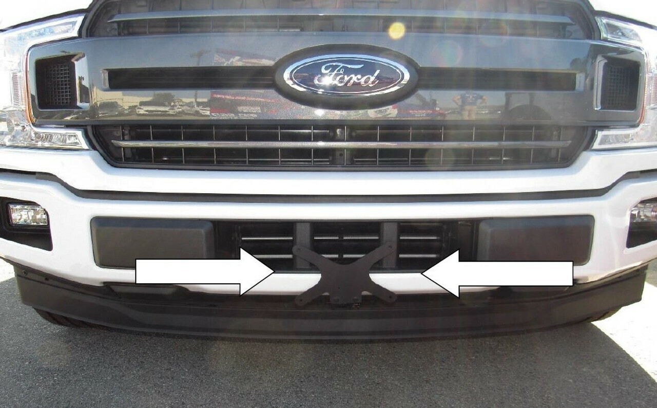 2018 - 2020 Ford F-150 STX XL XLT Lariat Removable Front License Plate ...