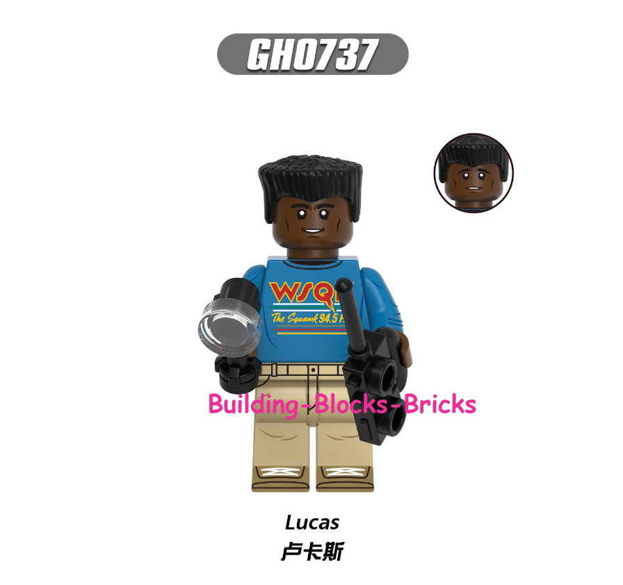 8pc Minifigure Stranger Things The Upside Down Holly Hopper Robin Lucas ...