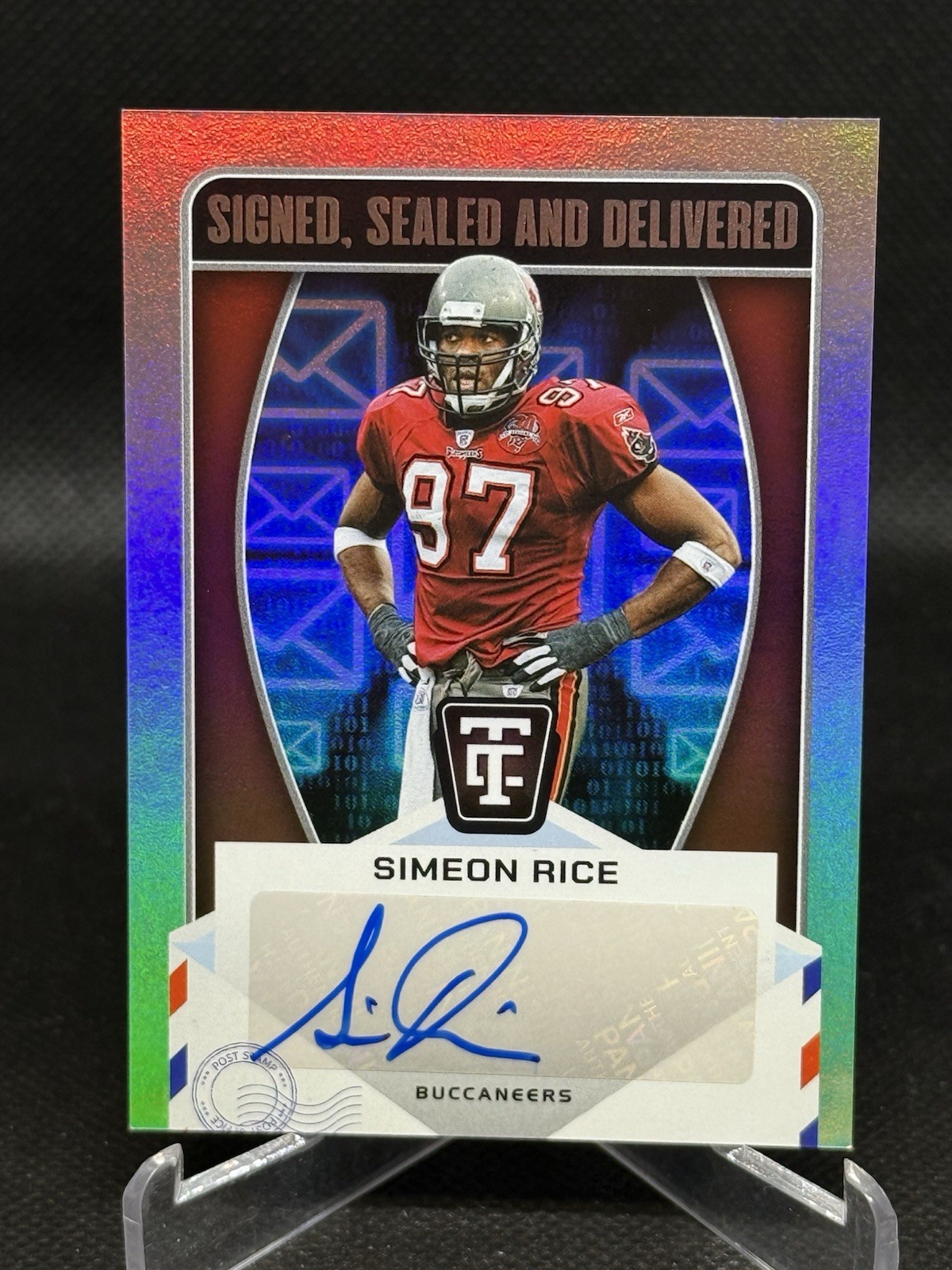 Simeon Rice 2024 Totally Certified #7 Signed Sealed & Delivered ...