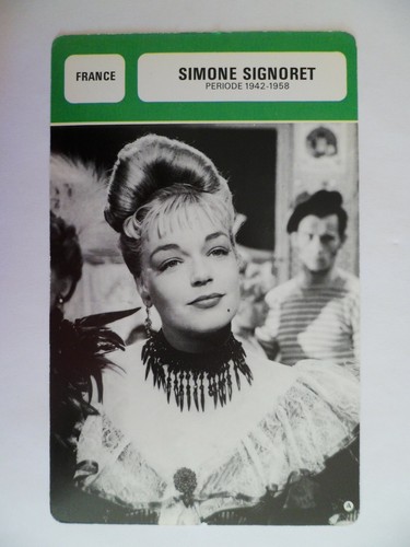 CARTE FICHE CINEMA SIMONE SIGNORET PERIODE 1942-1958 | eBay
