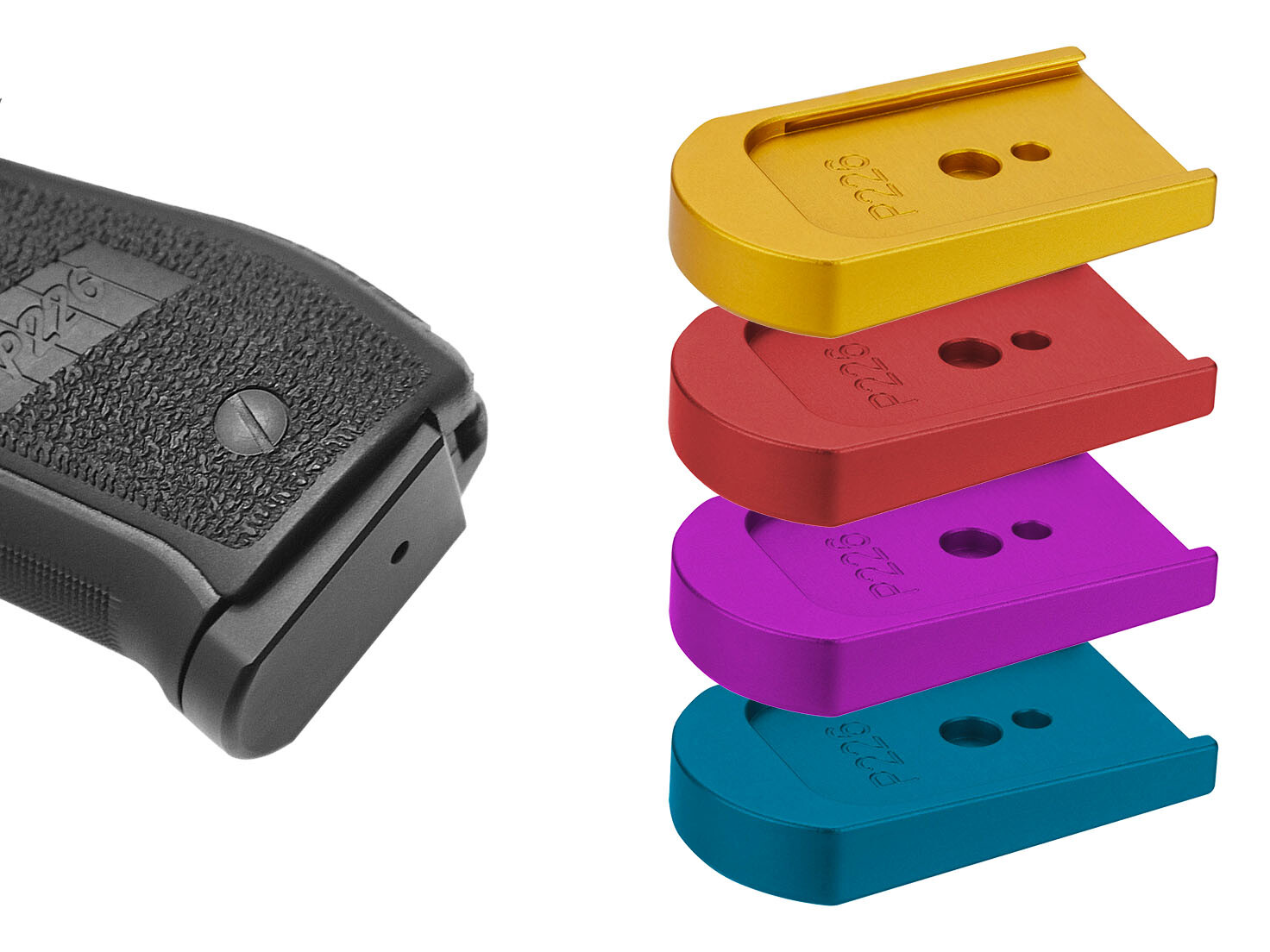 NDZ Sig P226, XFIVE, Legion Magazine Base Plate Aluminum Anodized ...