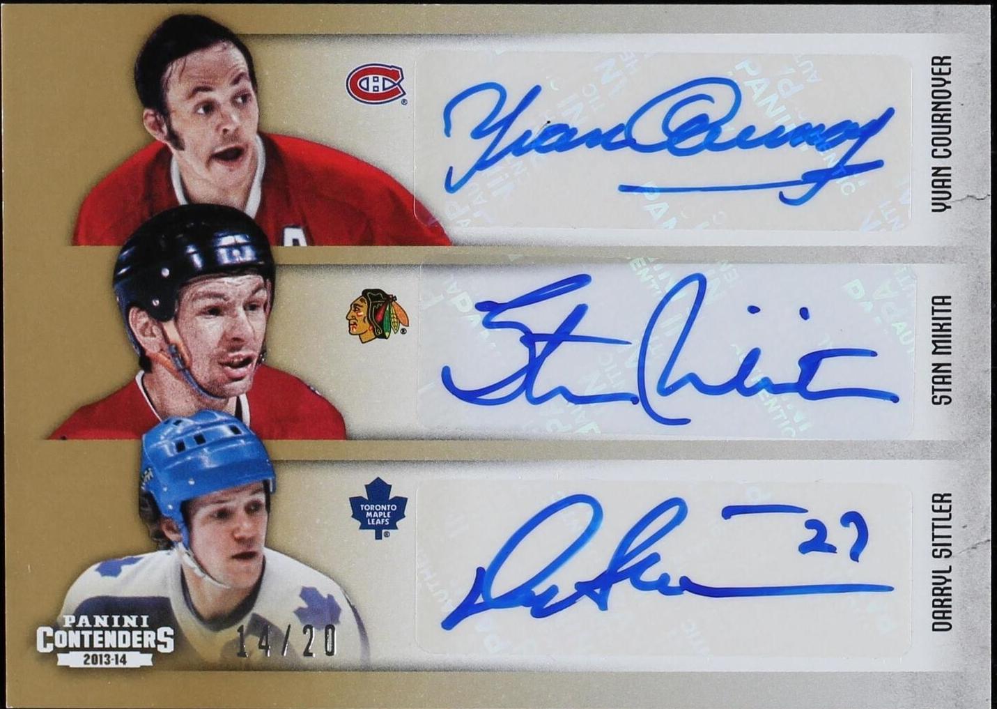 2013-14 Panini Playoff Contenders - Contenders Sixes Mark Messier ...