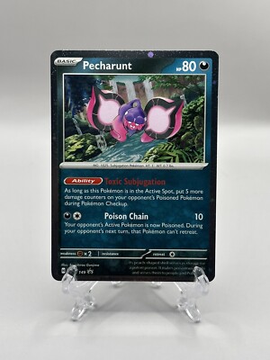 🔥Pokémon TCG-Pecharunt-SVP 149-Shrouded Fable-Black Star Promo-Holo-M ...