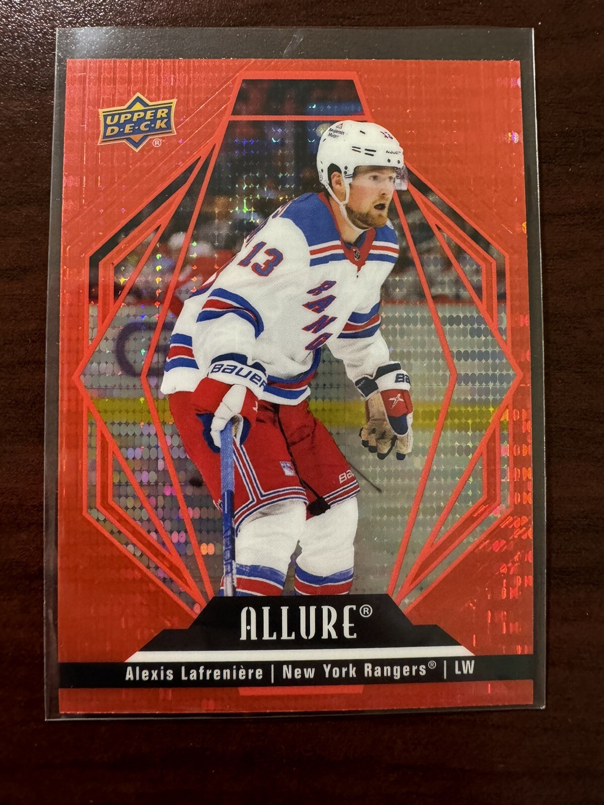 2022-23 Upper Deck Allure Alexis Lafreniere #54 Red Rainbow Parallel | eBay