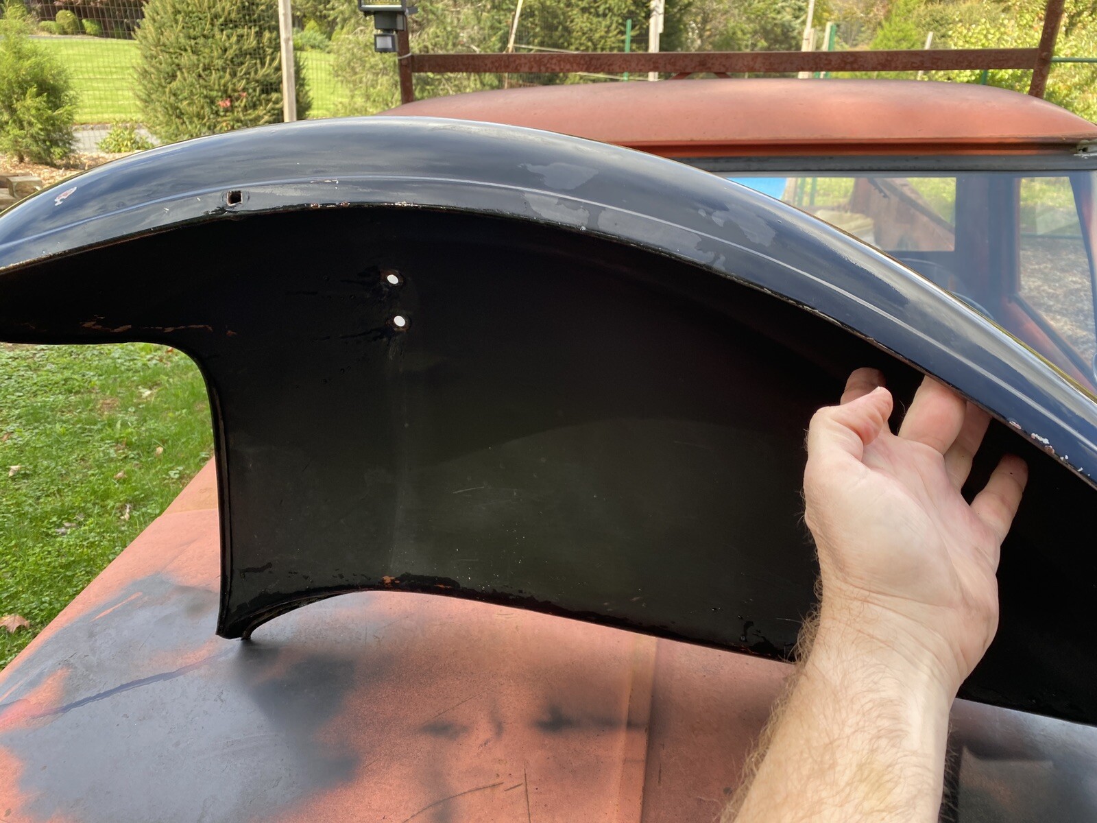 1930 1931 Ford Model A Left Front Fender Excellent Oem part parts | eBay