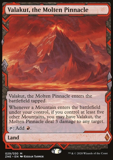 MTG Valakut, the Molten Pinnacle (29/30) Zendikar Rising Expeditions NM ...