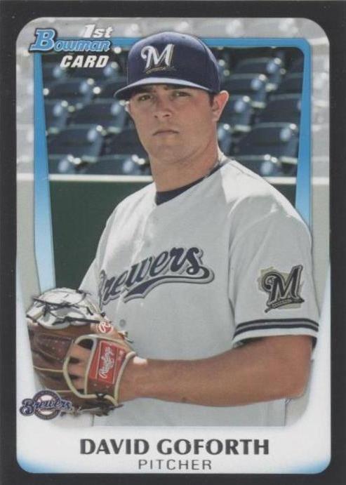 2011 Bowman Draft Picks & Prospects - Prospects David Goforth #BDPP50 ...