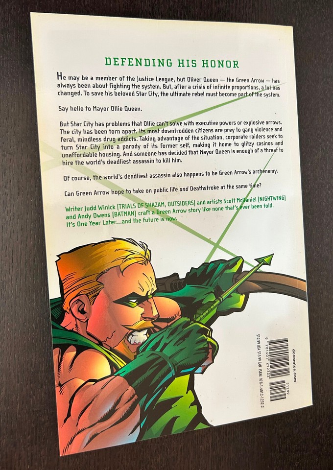 GREEN ARROW Volume 8 TPB (DC Comics 2007) -- Crawling Through Wreckage ...