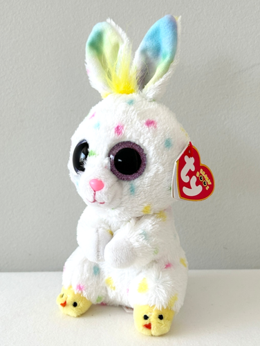 NEW! TY Beanie Boos Plush DUSTY Bunny Rabbit White Easter Stuffed ...
