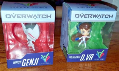 Overwatch Cute But Deadly Summer Games 2018 GENJI & D.VA Set Blizzcon ...