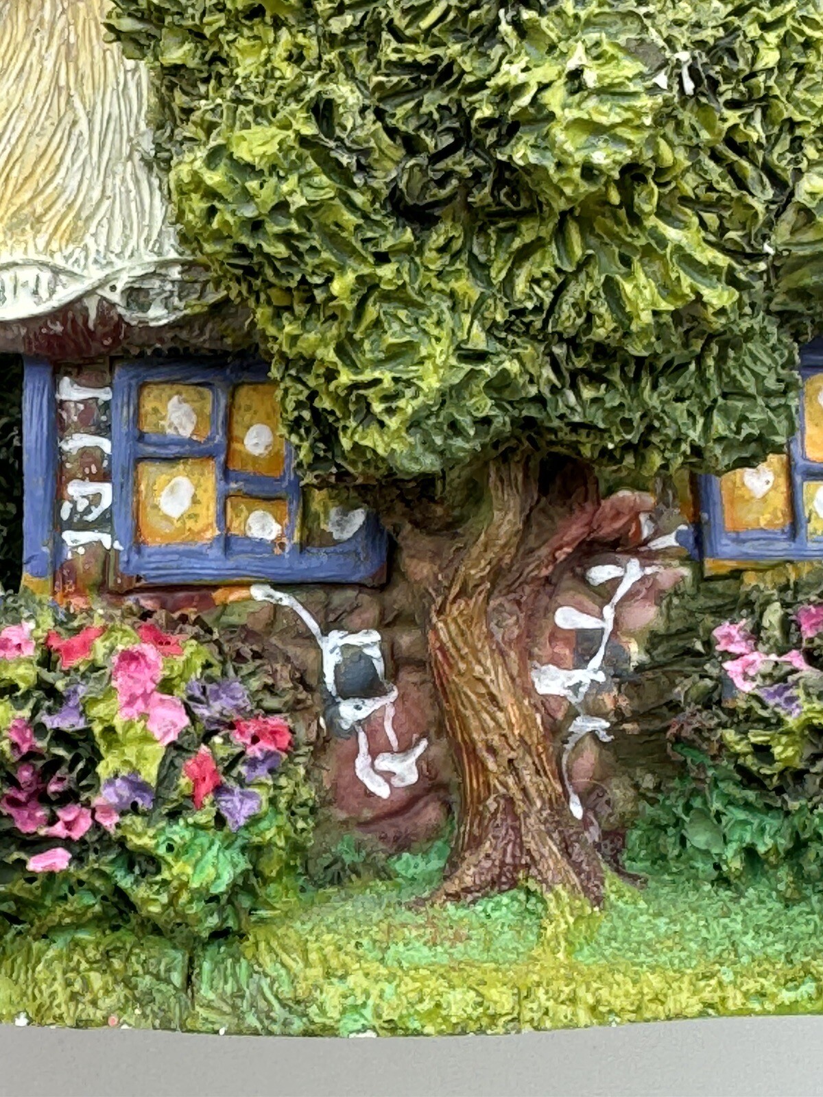 Thomas Kinkade Cottage Spring Time Egg Hunt Teleflora-Gift CERAMIC ...