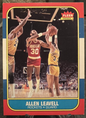 1986-87 Fleer Basketball Allen Leavell #62 Houston Rockets | eBay